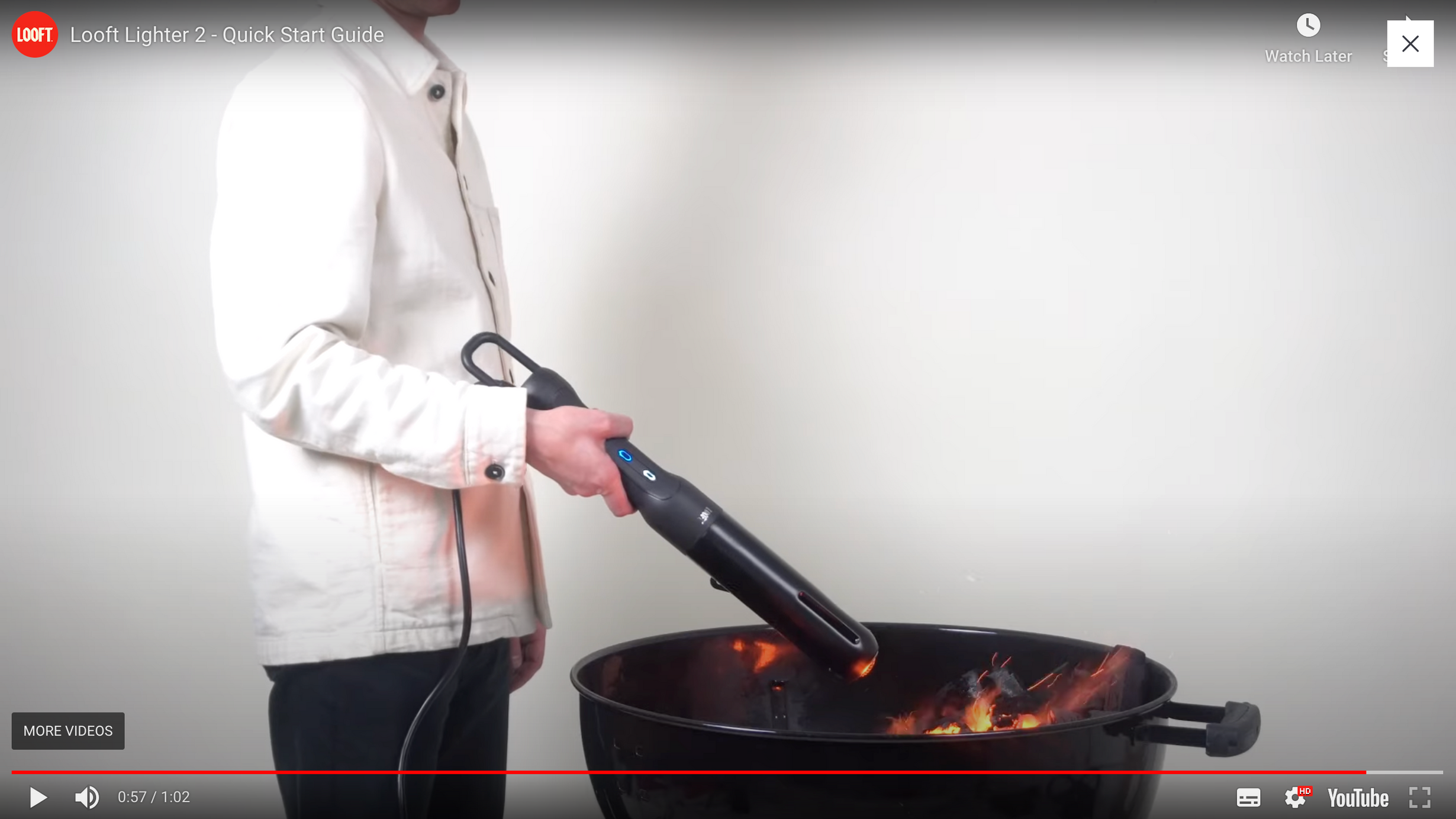 Looft Air Lighter 2 - Charcoal Starter – Looft US